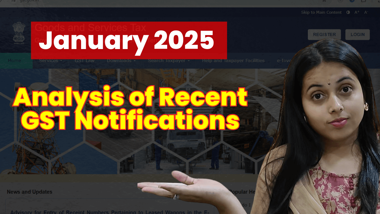 Detailed Analysis of Recent GST Notifications (January 2025) - Taxgyany